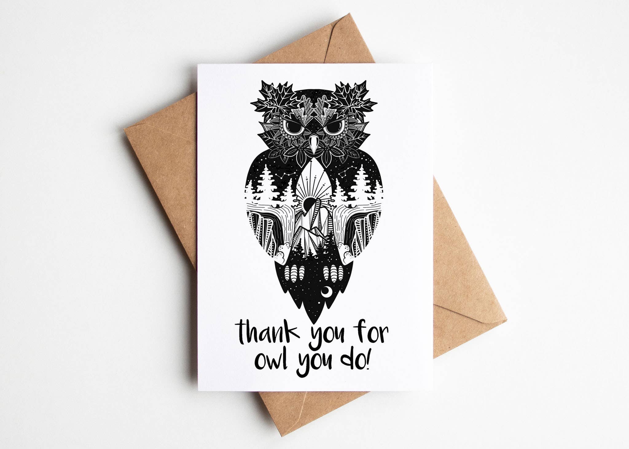 Thank You For Owl You Do - Greeting Card – Sweetbriar